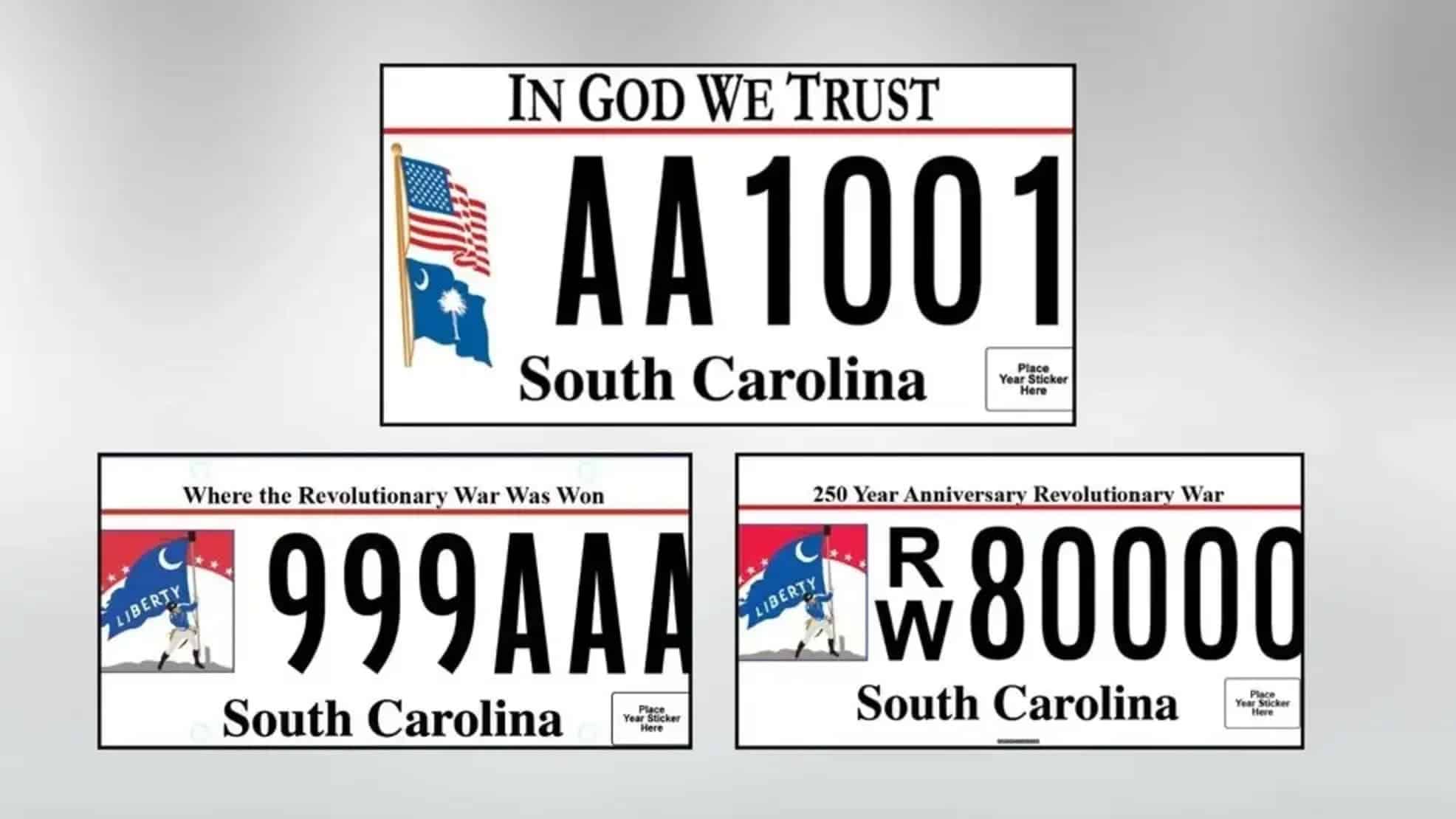 South Carolina to Redesign License Plates in 2026